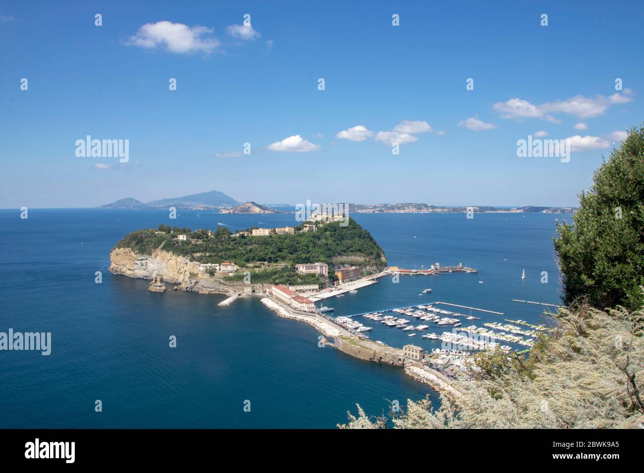 The island of Nisida in Naples, Italy Stock Photo - Alamy