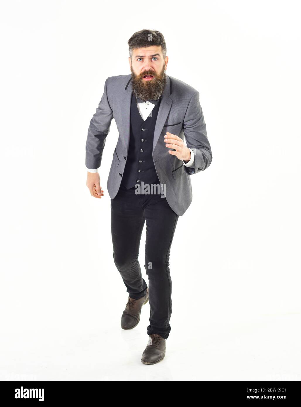 Man running scared hi-res stock photography and images - Alamy