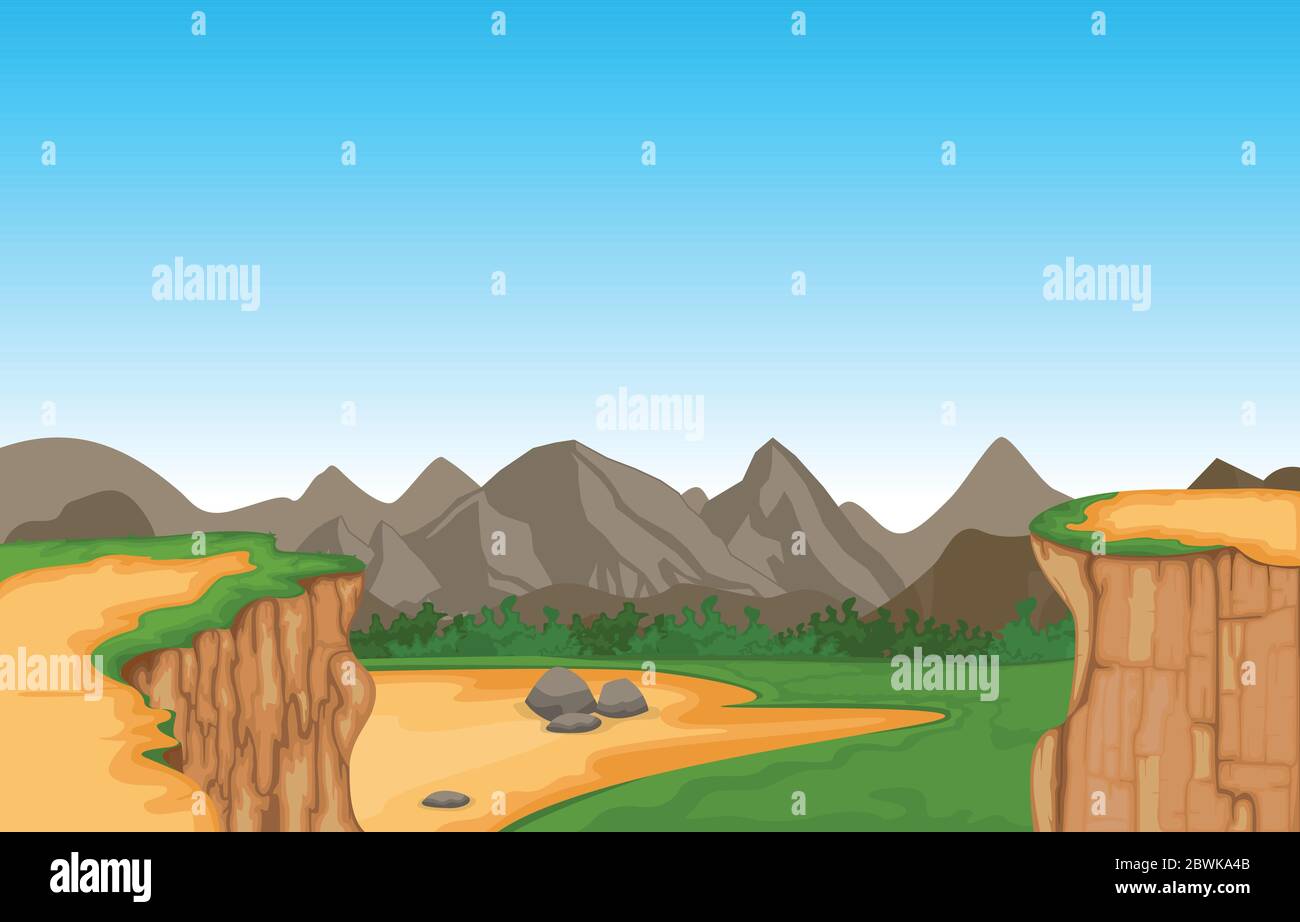 Vale scene Stock Vector Images - Alamy