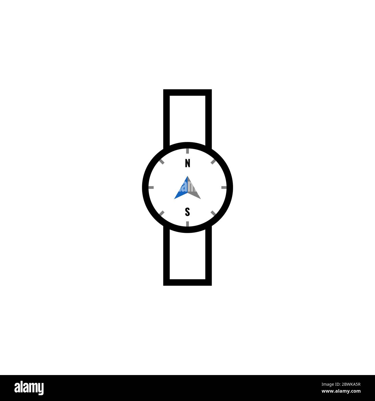 watch compass vector design template illustration Stock Vector Image ...