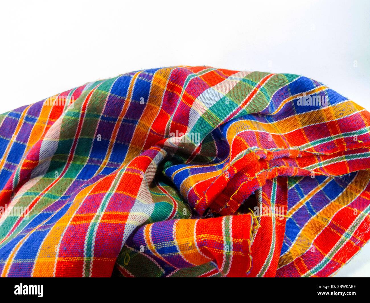 loincloth or Scottish Tissue style isolated on white background Stock ...