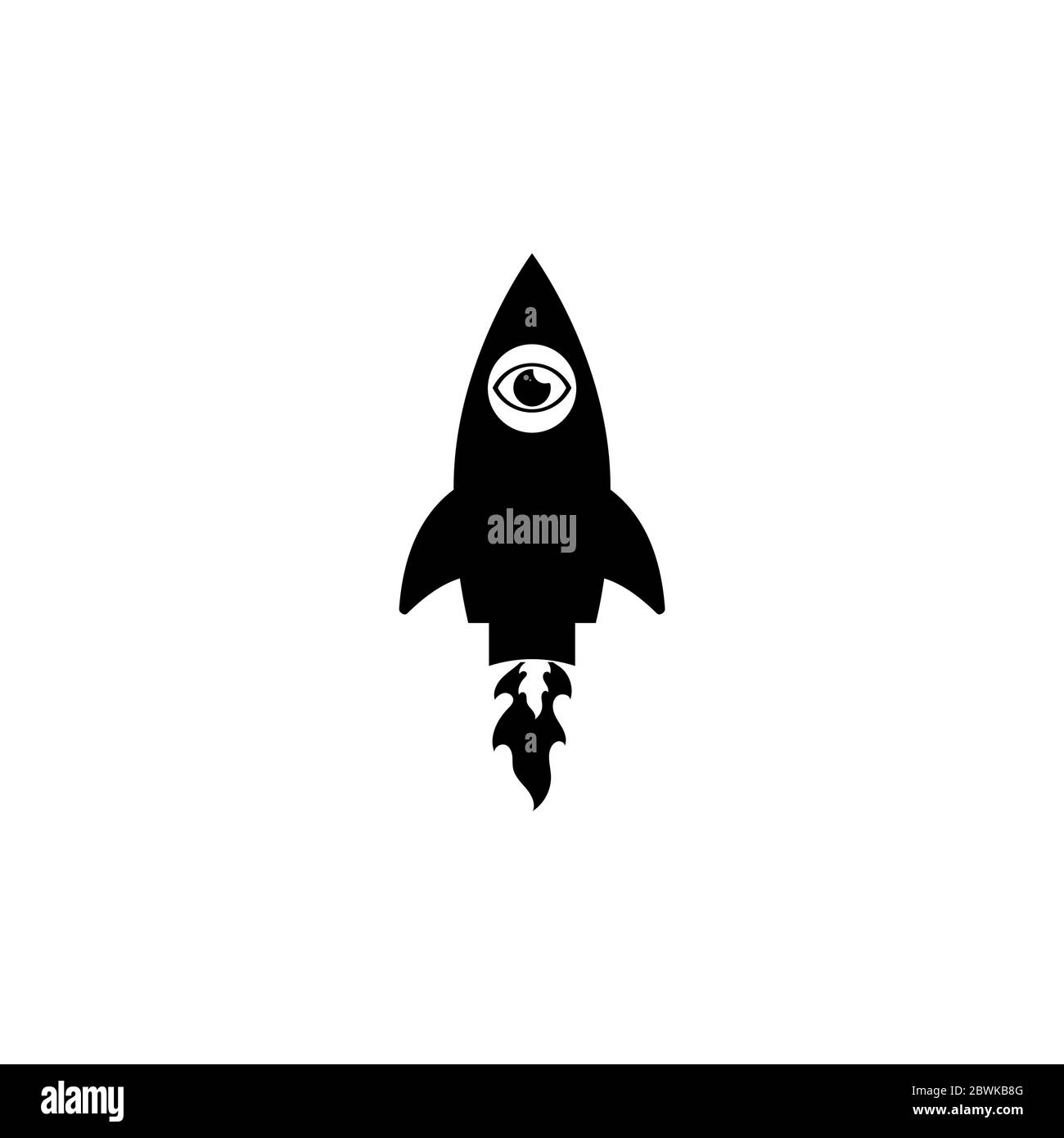 eye rocket vector design template illustration Stock Vector Image & Art ...