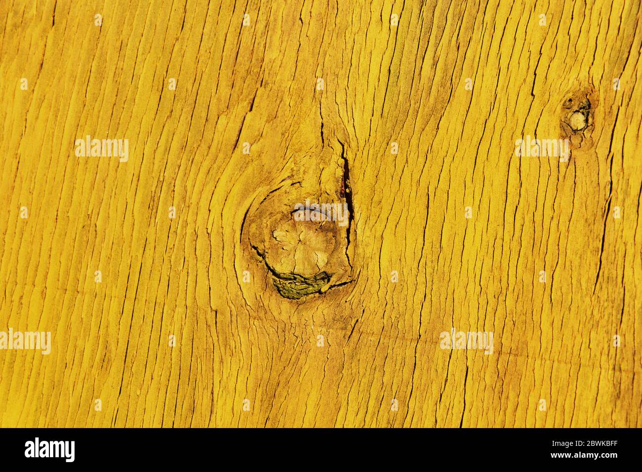 Grain of yellow wood with knothole as a background texture Stock Photo ...