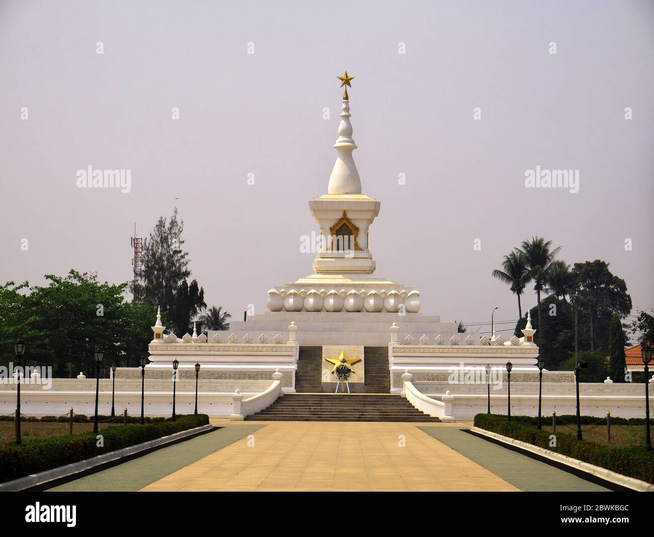 The ancient stupa in Vientiane, Laos Stock Photo - Alamy