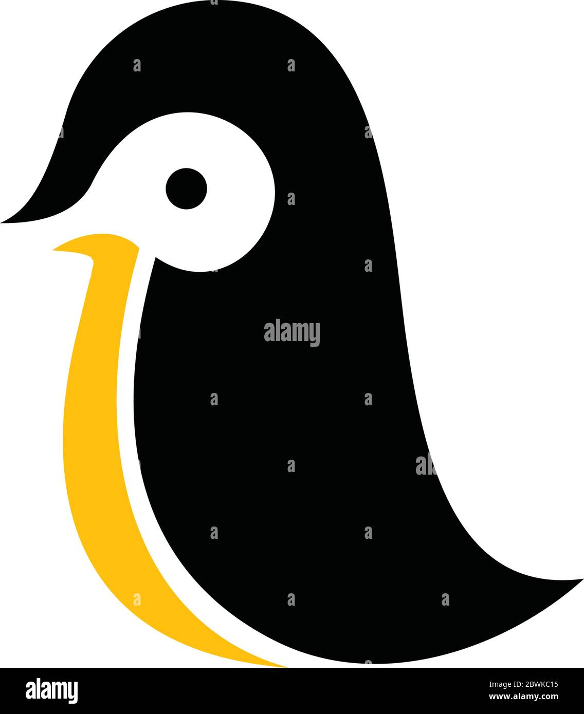 Penguin logo vector hi-res stock photography and images - Alamy