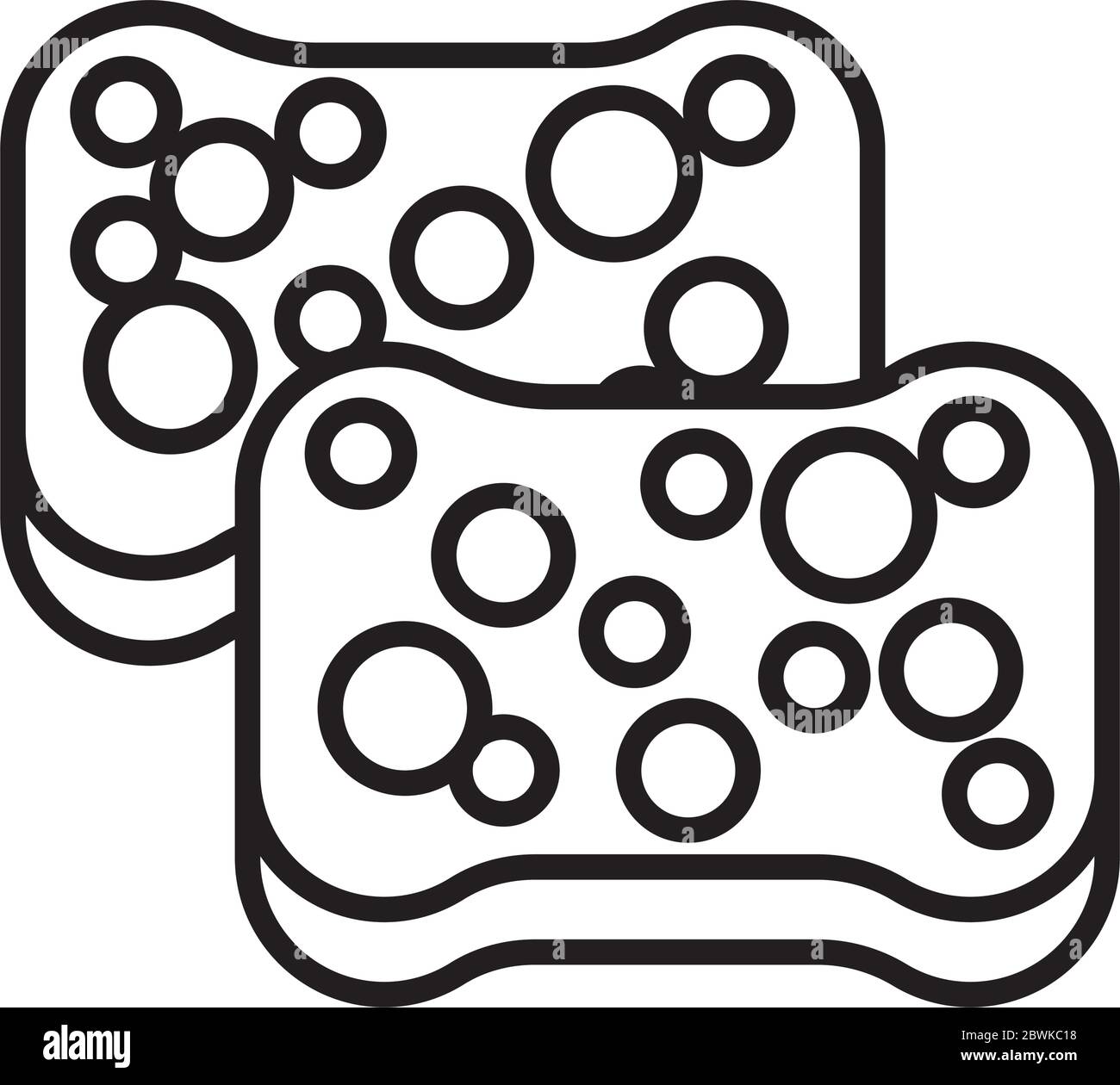 clean sponge line style icon Stock Vector Image & Art - Alamy