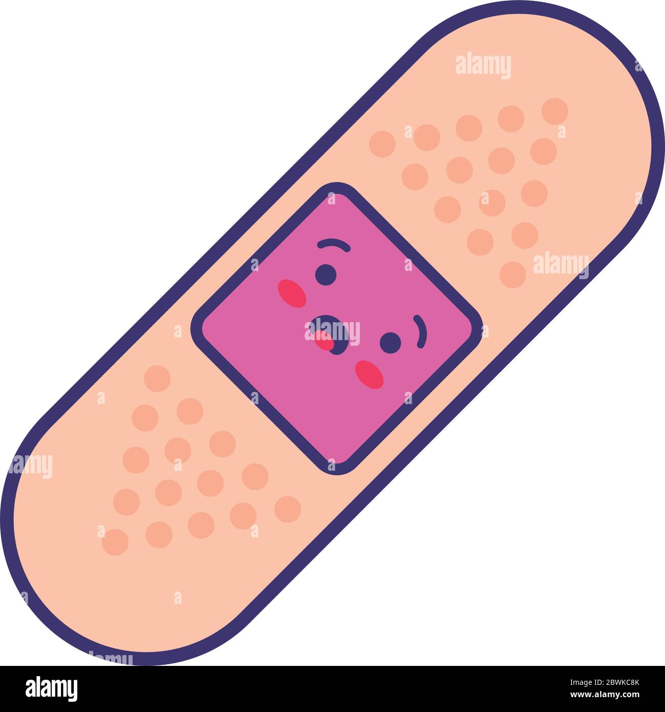 medical cure band tool kawaii line style Stock Vector Image & Art - Alamy