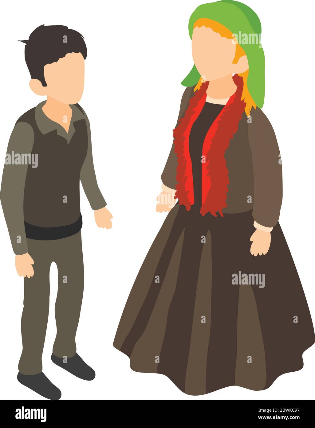 Fashion style dressed girl Stock Vector Images - Alamy