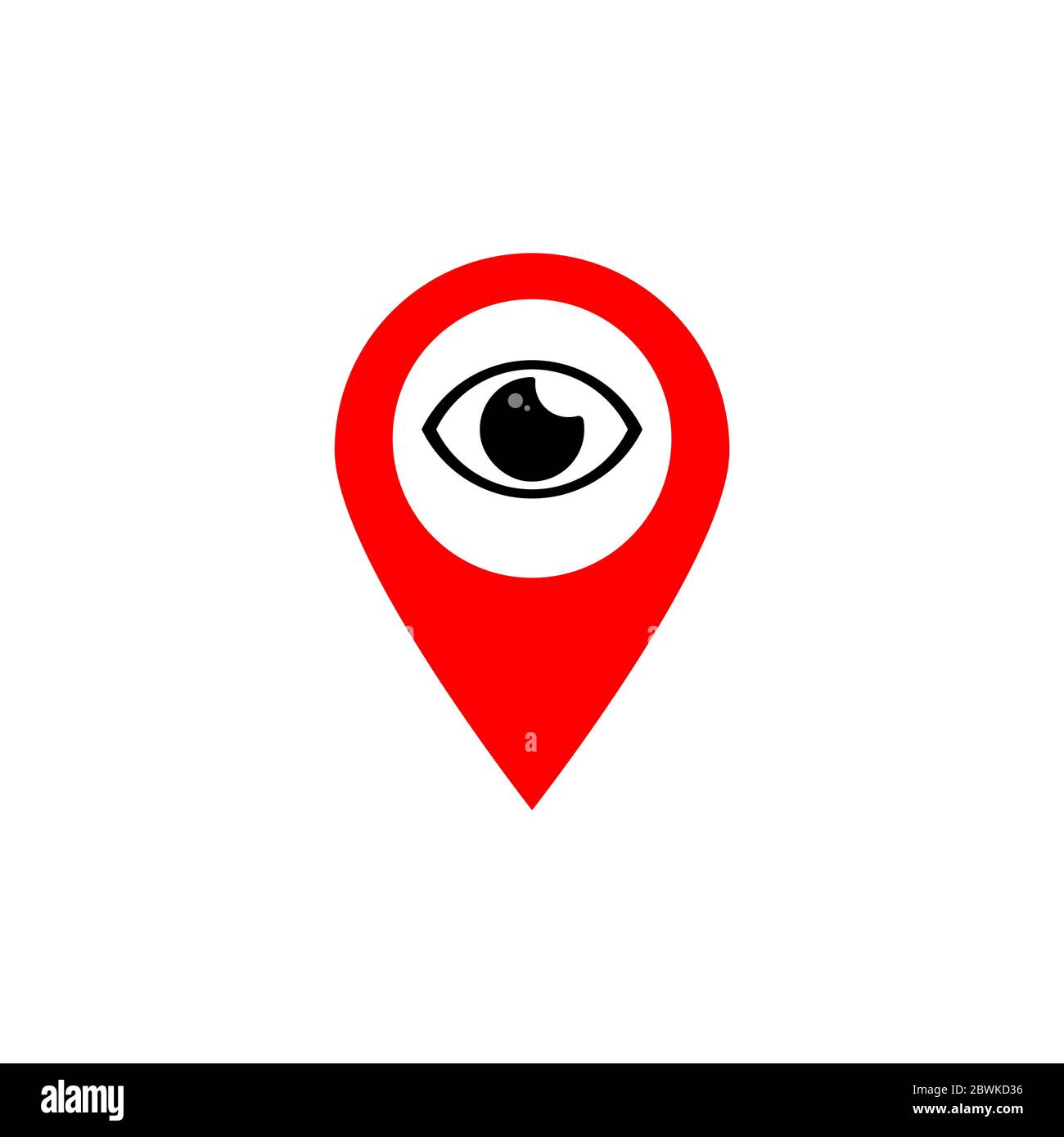 eye map pointer vector design template illustration Stock Vector Image ...