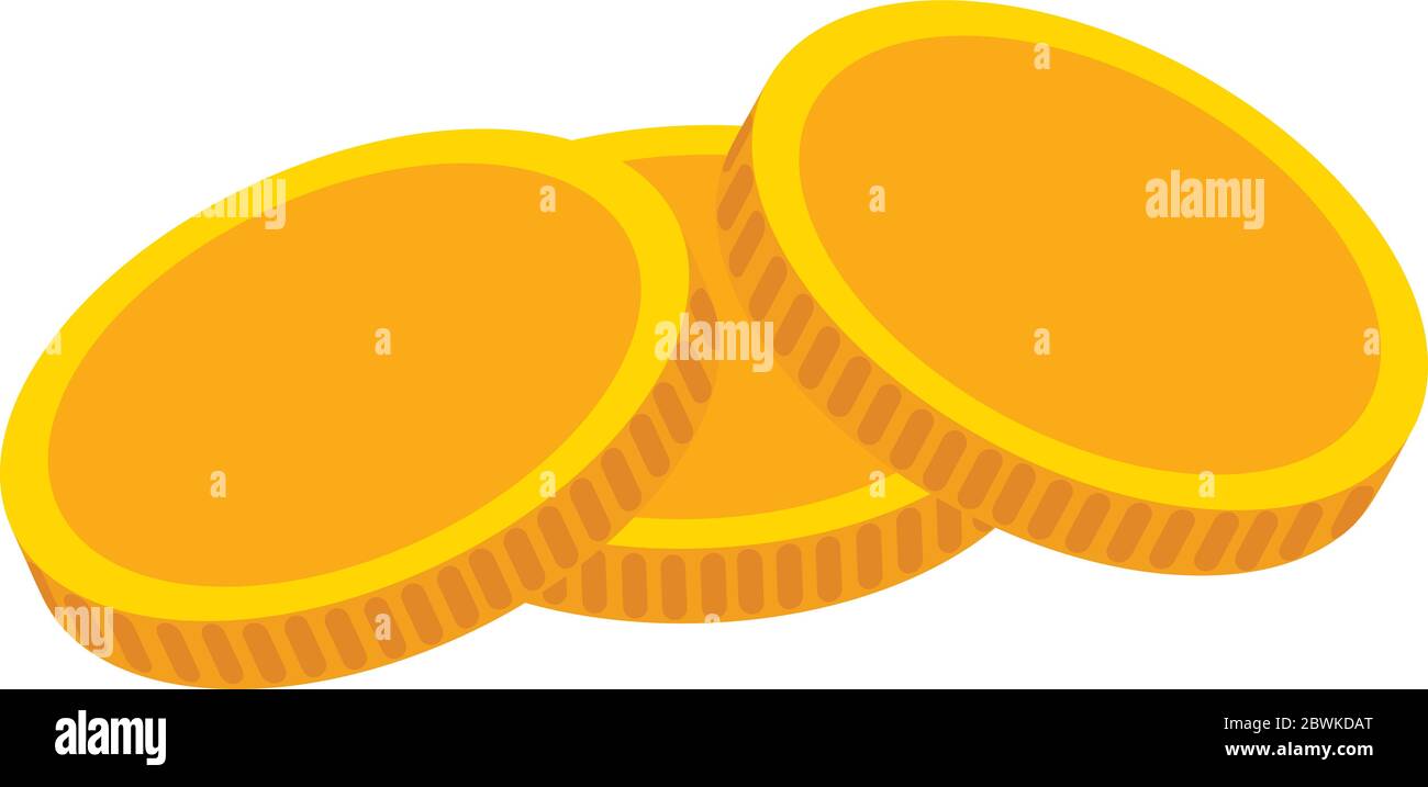 Realistic bitcoin currency golden Stock Vector Images - Alamy