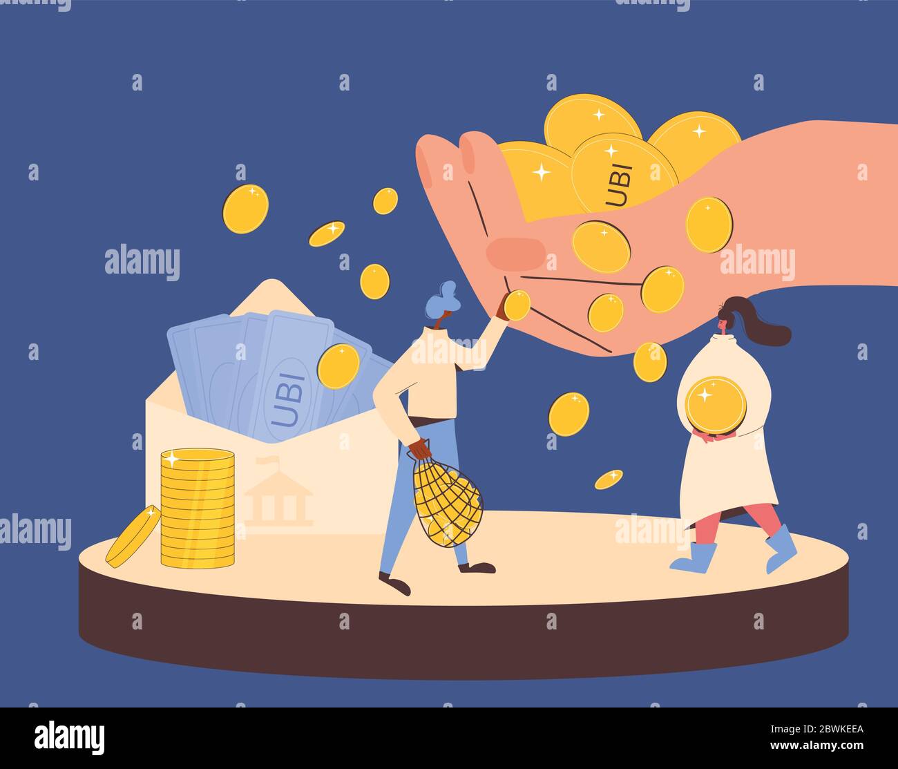 Universal basic income symbol hi-res stock photography and images - Alamy