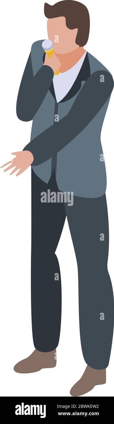 3d character singer Stock Vector Images - Alamy