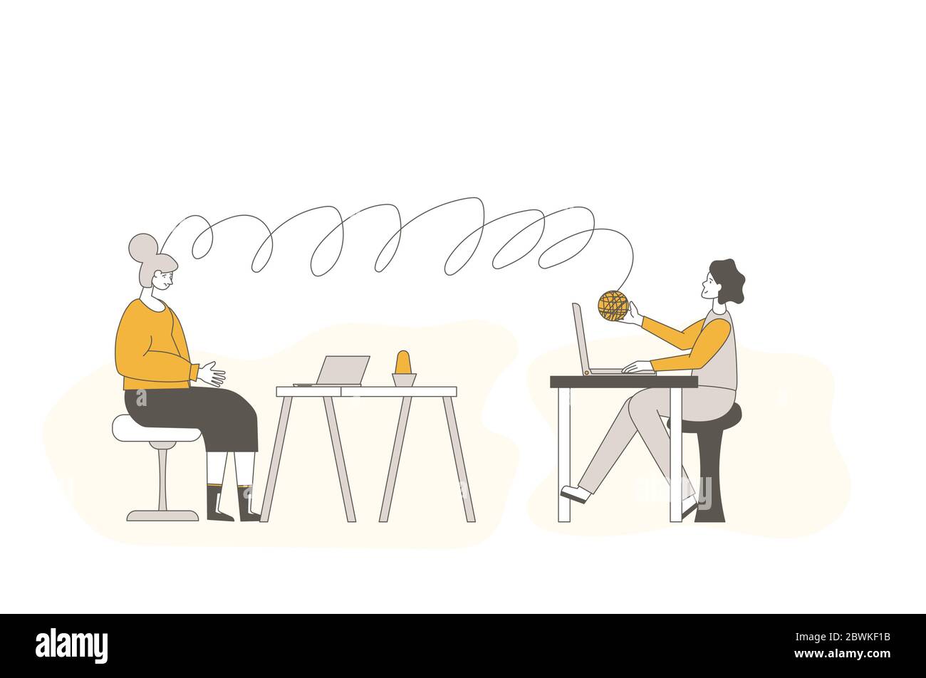 Teletherapy vector vectors hi-res stock photography and images - Alamy