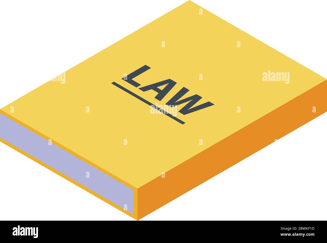 Law book icon, isometric style Stock Vector Image & Art - Alamy