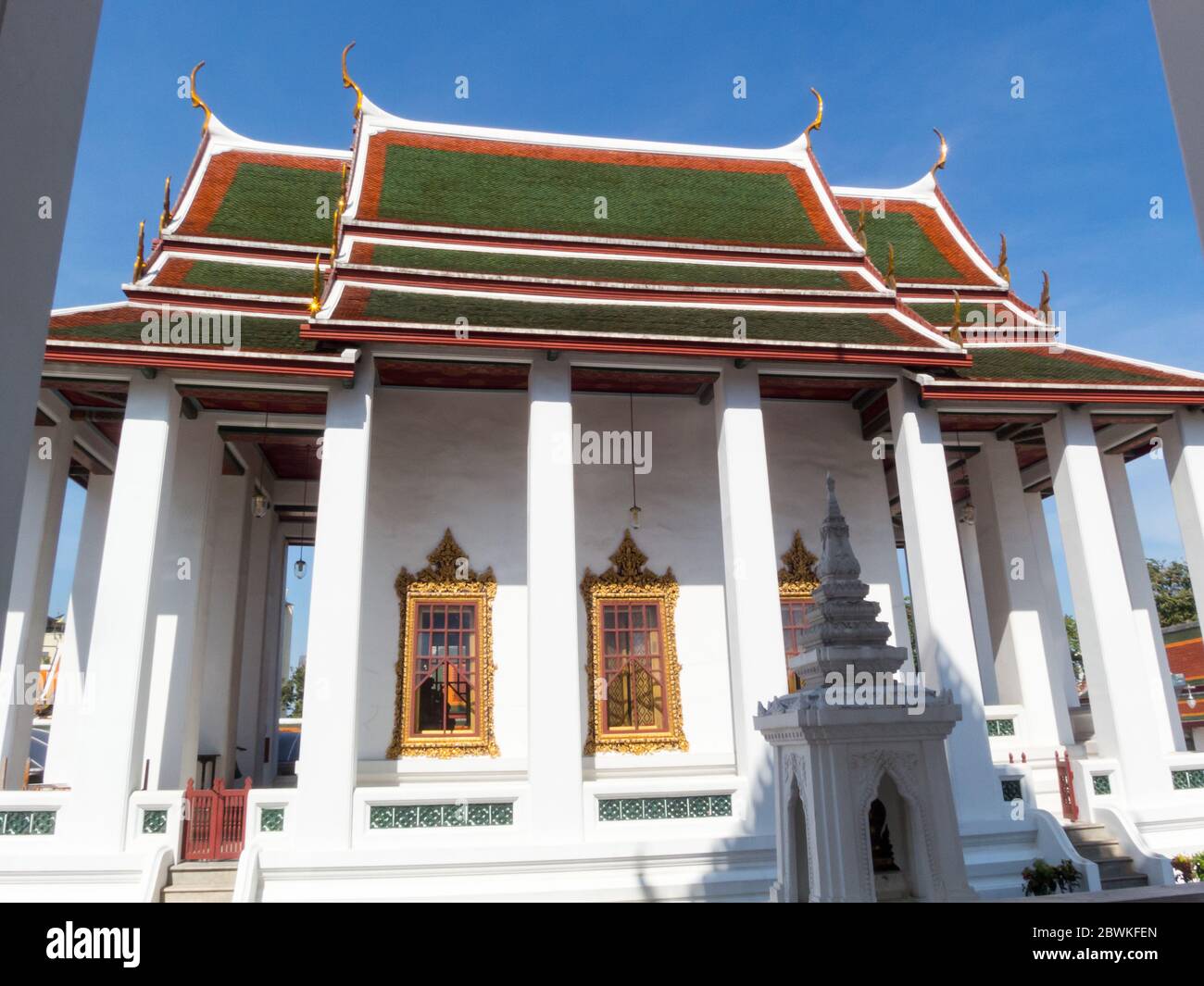 Loha Prasat Wat Ratchanatda temple in ฺBangkok Thailand Stock Photo - Alamy