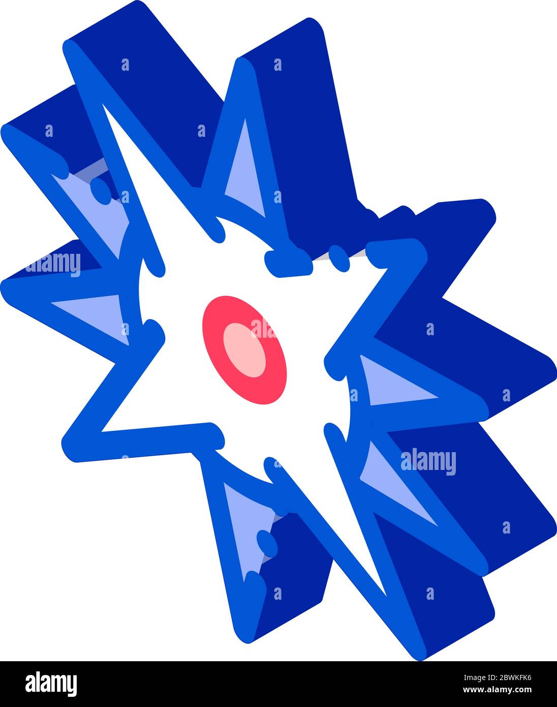 Allegry Organism Pathogen vector isometric sign. color isolated symbol ...