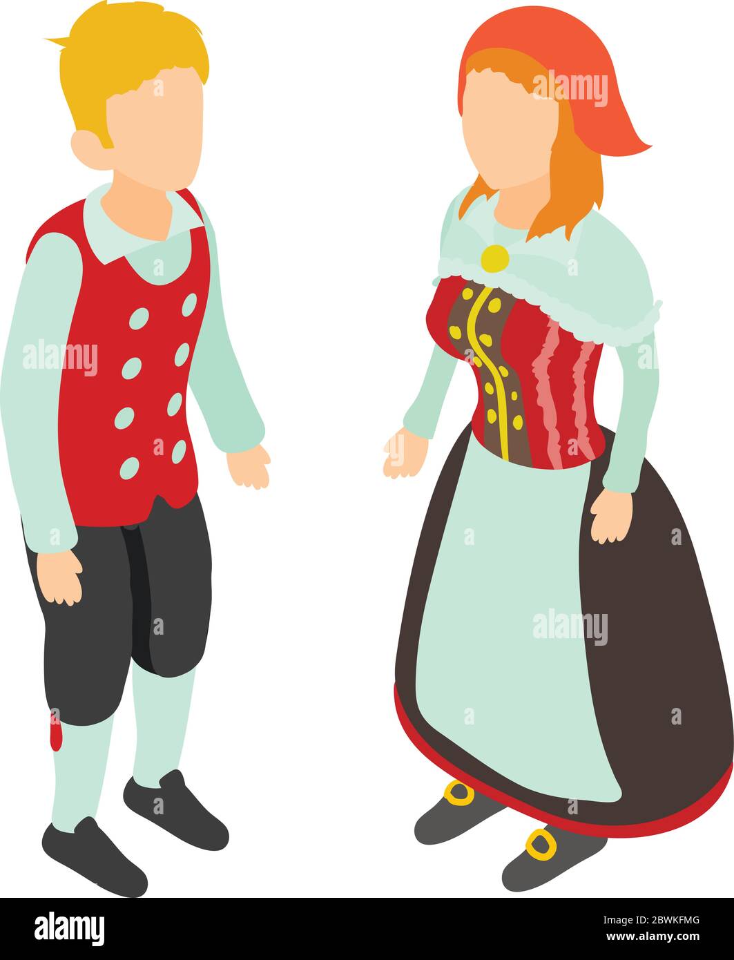 Traditional costume icon, isometric style Stock Vector Image & Art - Alamy