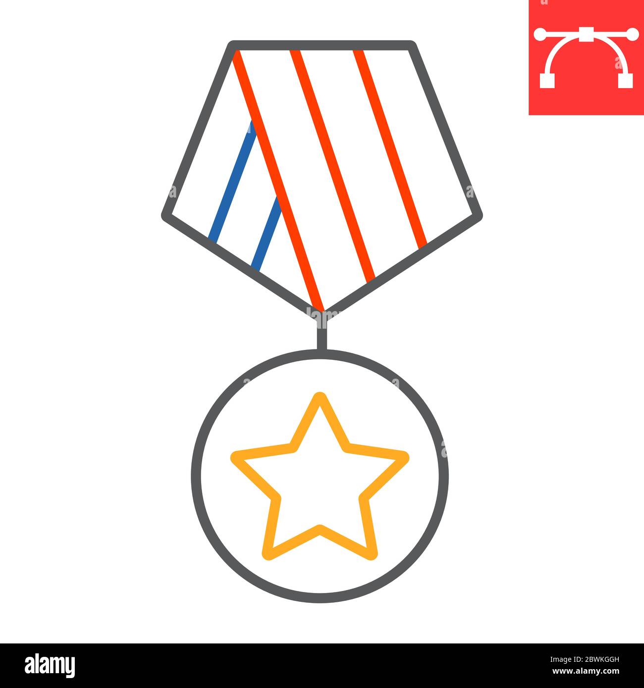 Bronze meda Stock Vector Images - Alamy