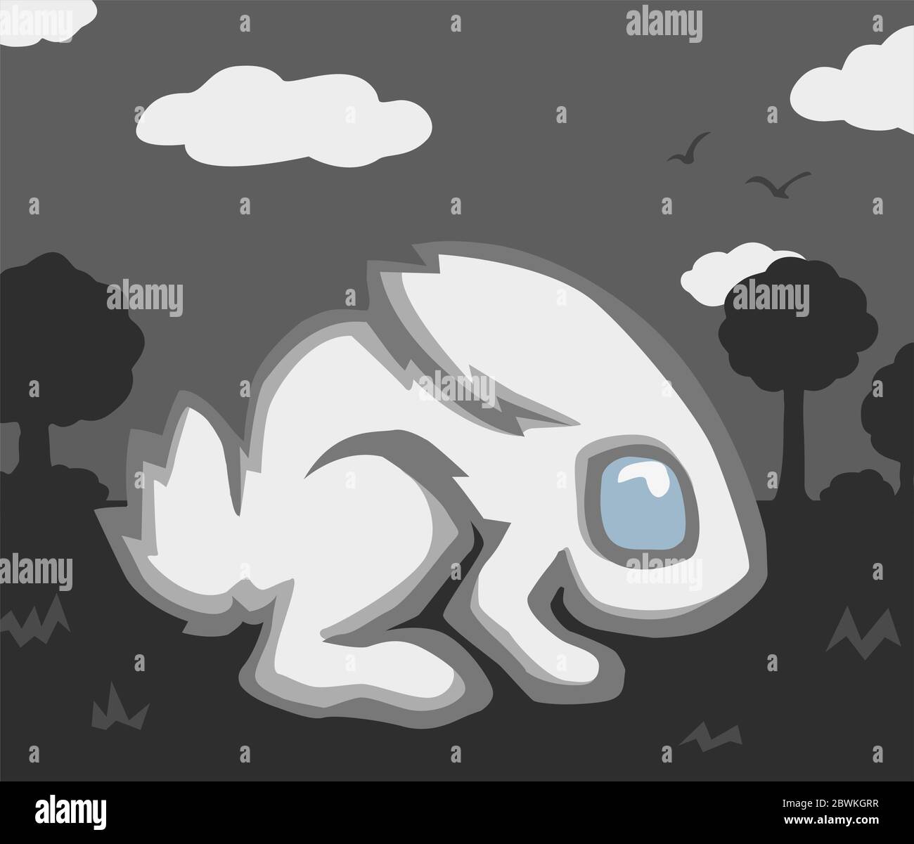 Rare hare Stock Vector Images - Alamy