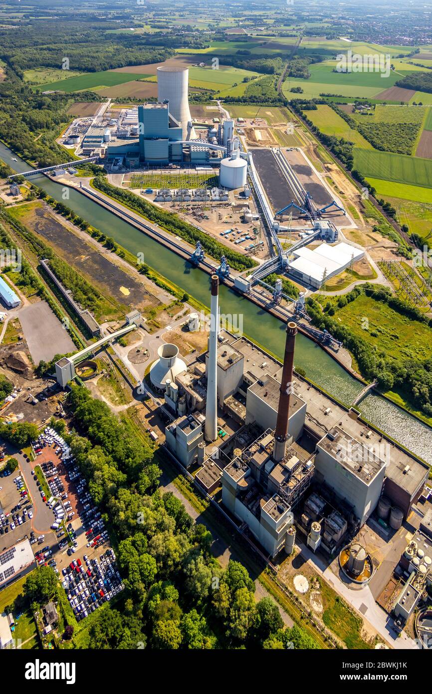 Uniper-Kraftwerk Datteln 4 in Datteln am Dortmund-Ems-Kanal, 24.05.2019 ...