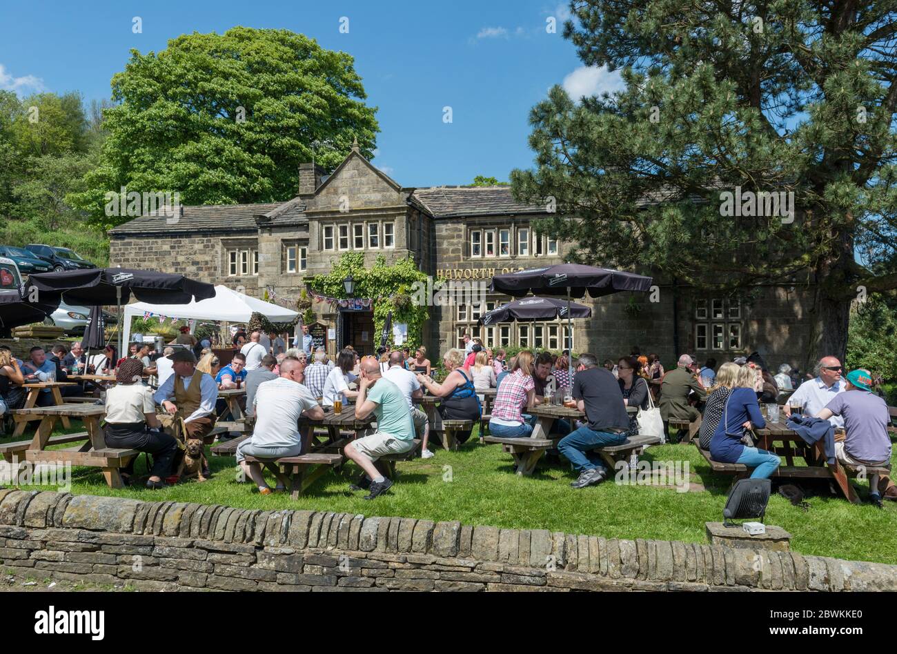 Haworth old hall inn hi-res stock photography and images - Alamy