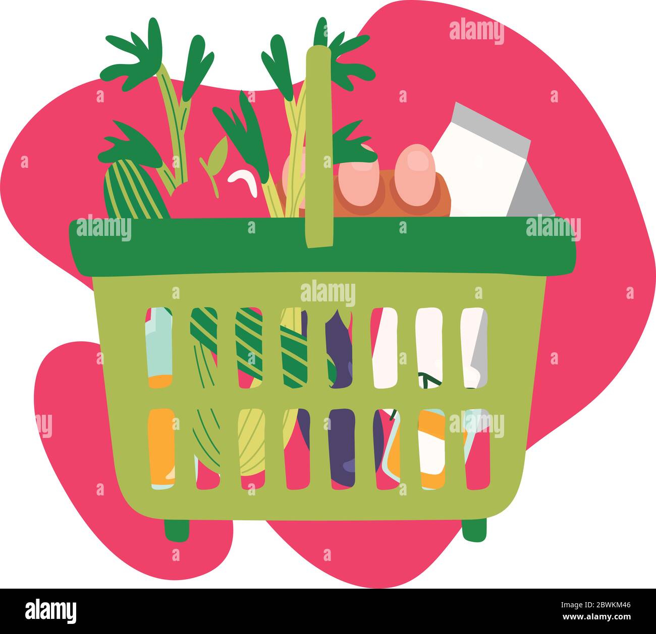 Plastic products in shop Cut Out Stock Images & Pictures - Alamy