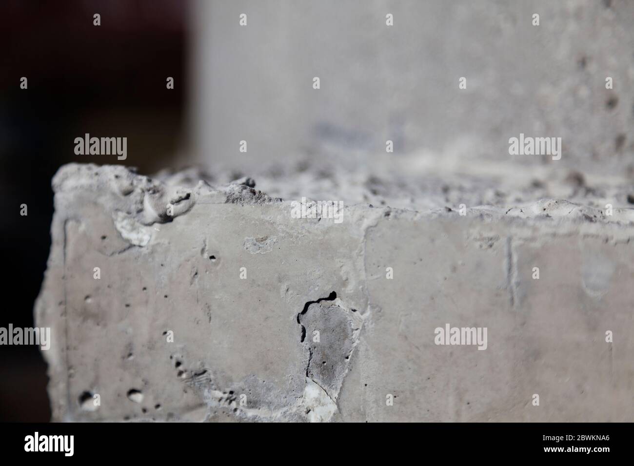 concrete structure in close-up at road construction Stock Photo - Alamy