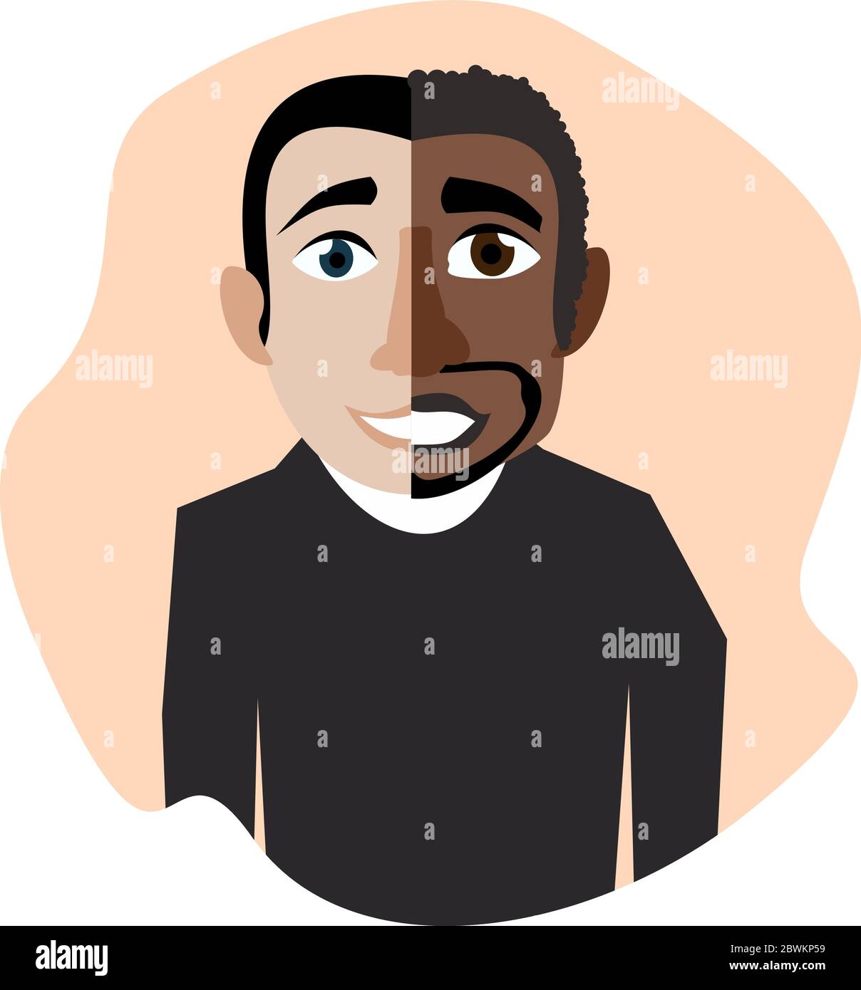 American multiracial community Stock Vector Images - Alamy