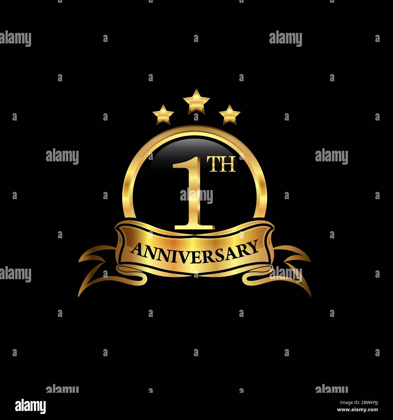 Number one label design first sign vector hi-res stock photography and ...