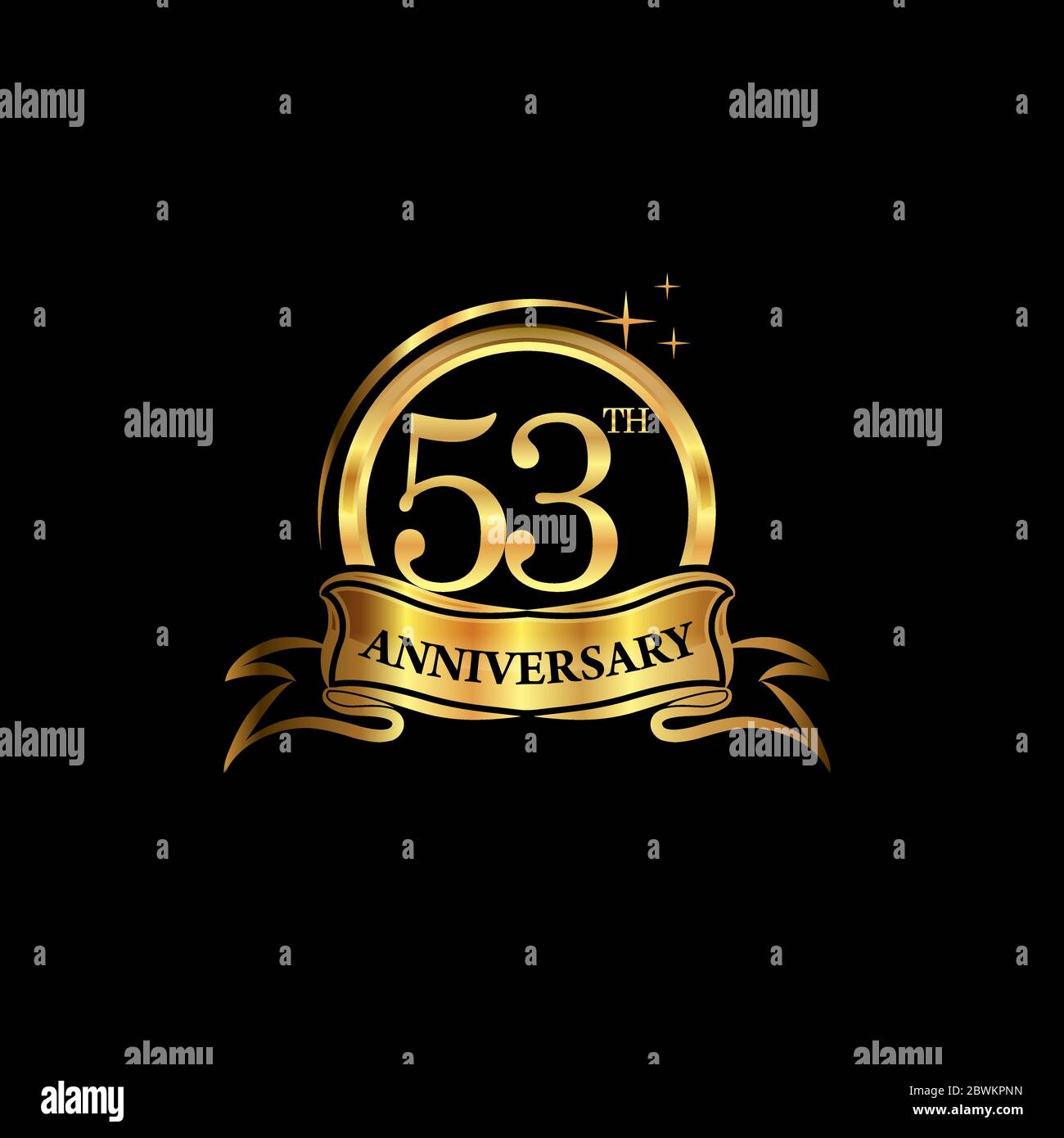 53th birthday Stock Vector Images - Alamy