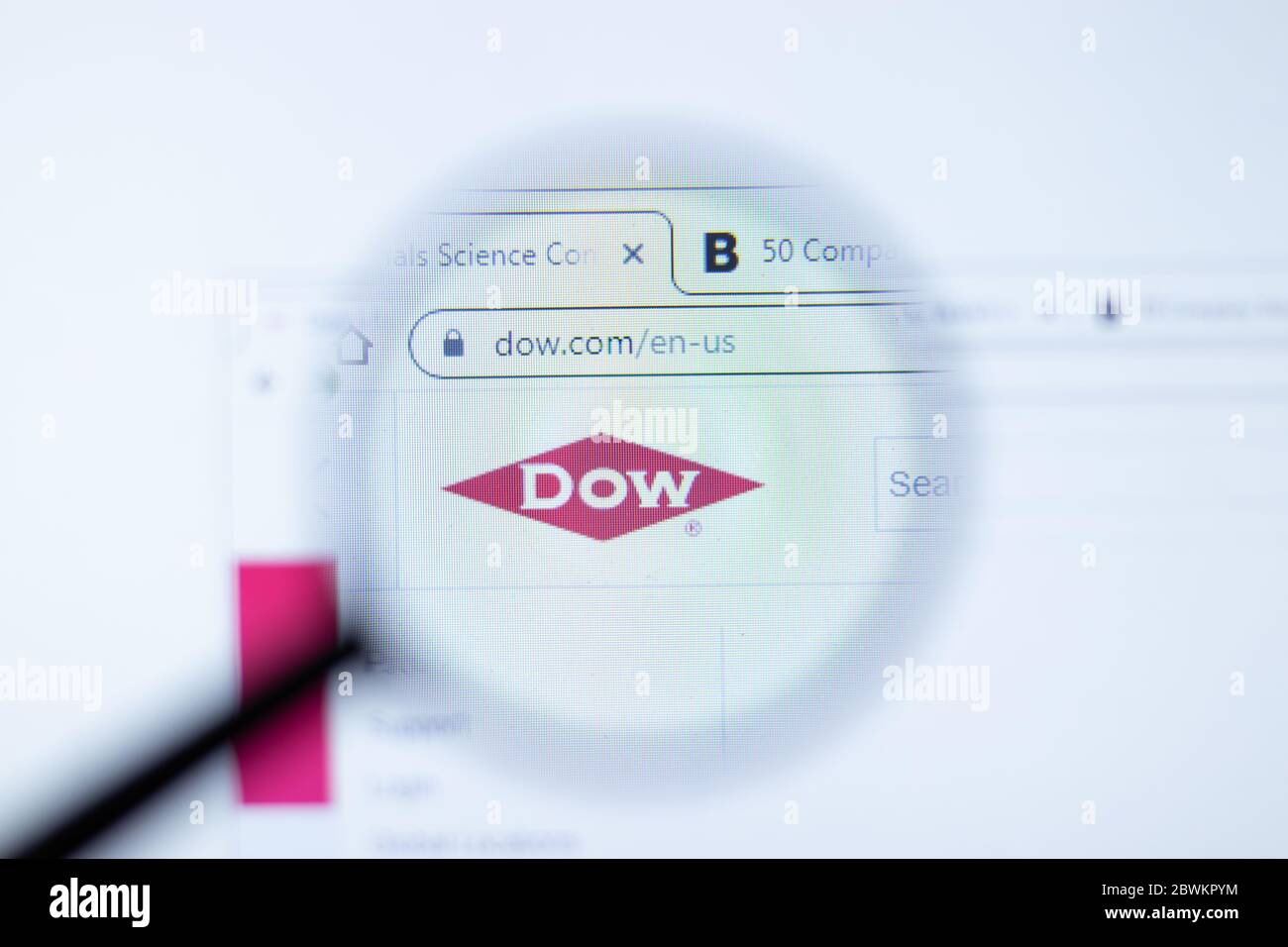 Dow logo hi-res stock photography and images - Alamy
