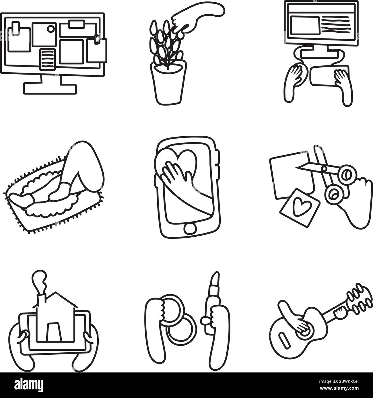 Rise of online shopping Cut Out Stock Images & Pictures - Alamy