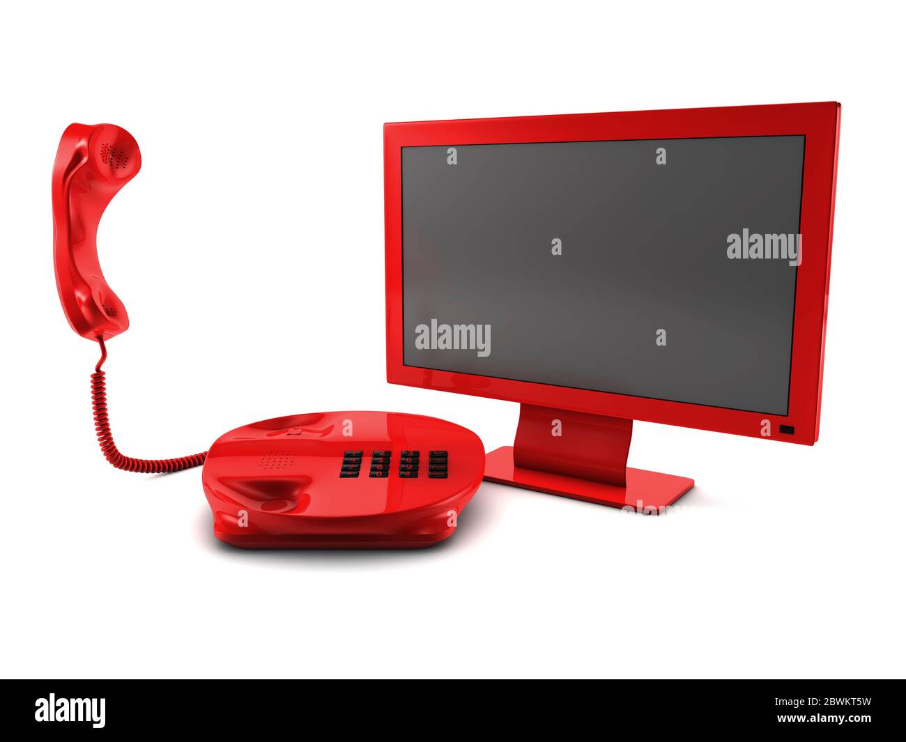 A bundle of two main telecommunication services Stock Photo - Alamy