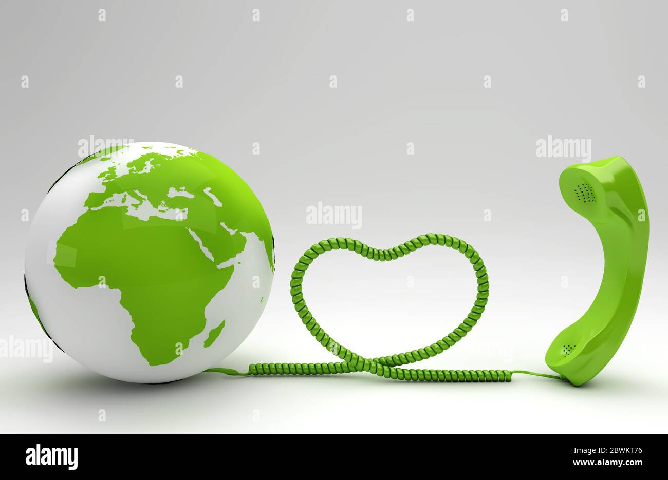 Green telco concept Stock Photo - Alamy