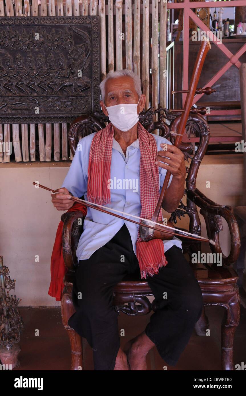 Portrait old khmer man cambodia hi-res stock photography and images - Alamy