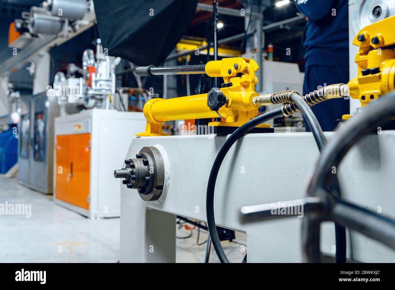 Inside the new factory manufacturing electrical cable. Cable production ...