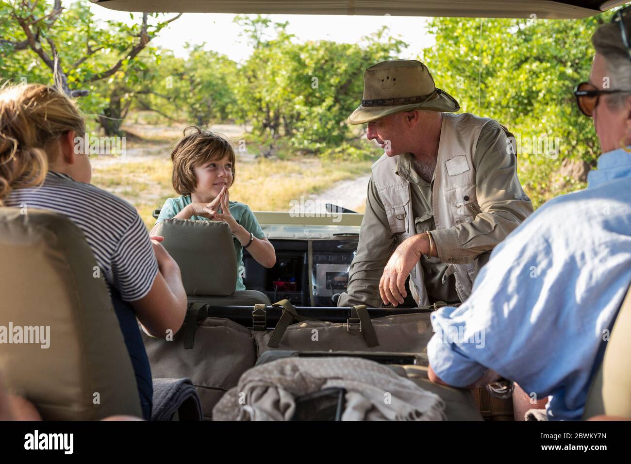 Children visitors vehicle hi-res stock photography and images - Alamy