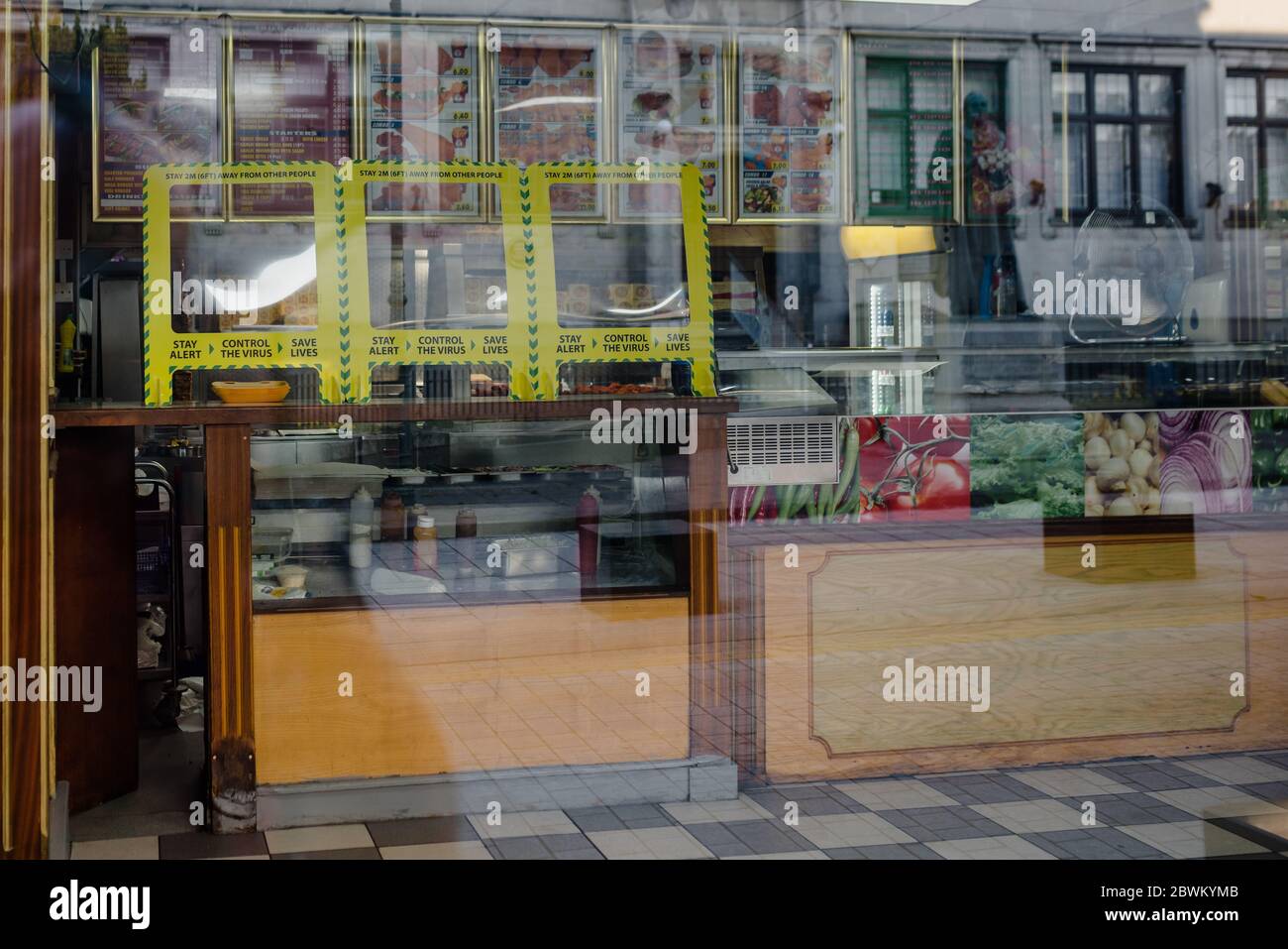 MERTHYR TYDFIL, WALES - 01 JUNE 2020 - Local chicken fast food ...