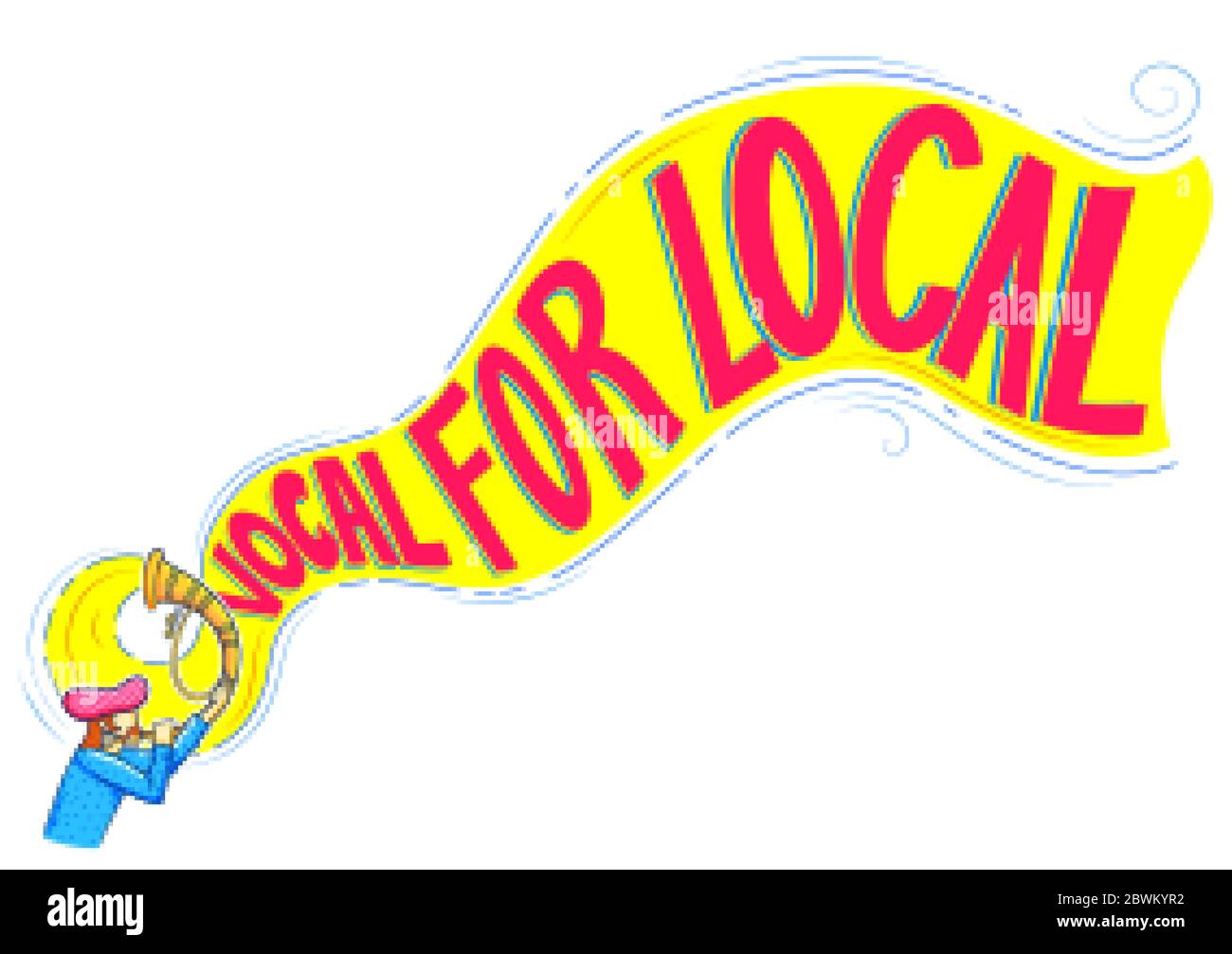 Vocal for local Stock Vector Images - Alamy