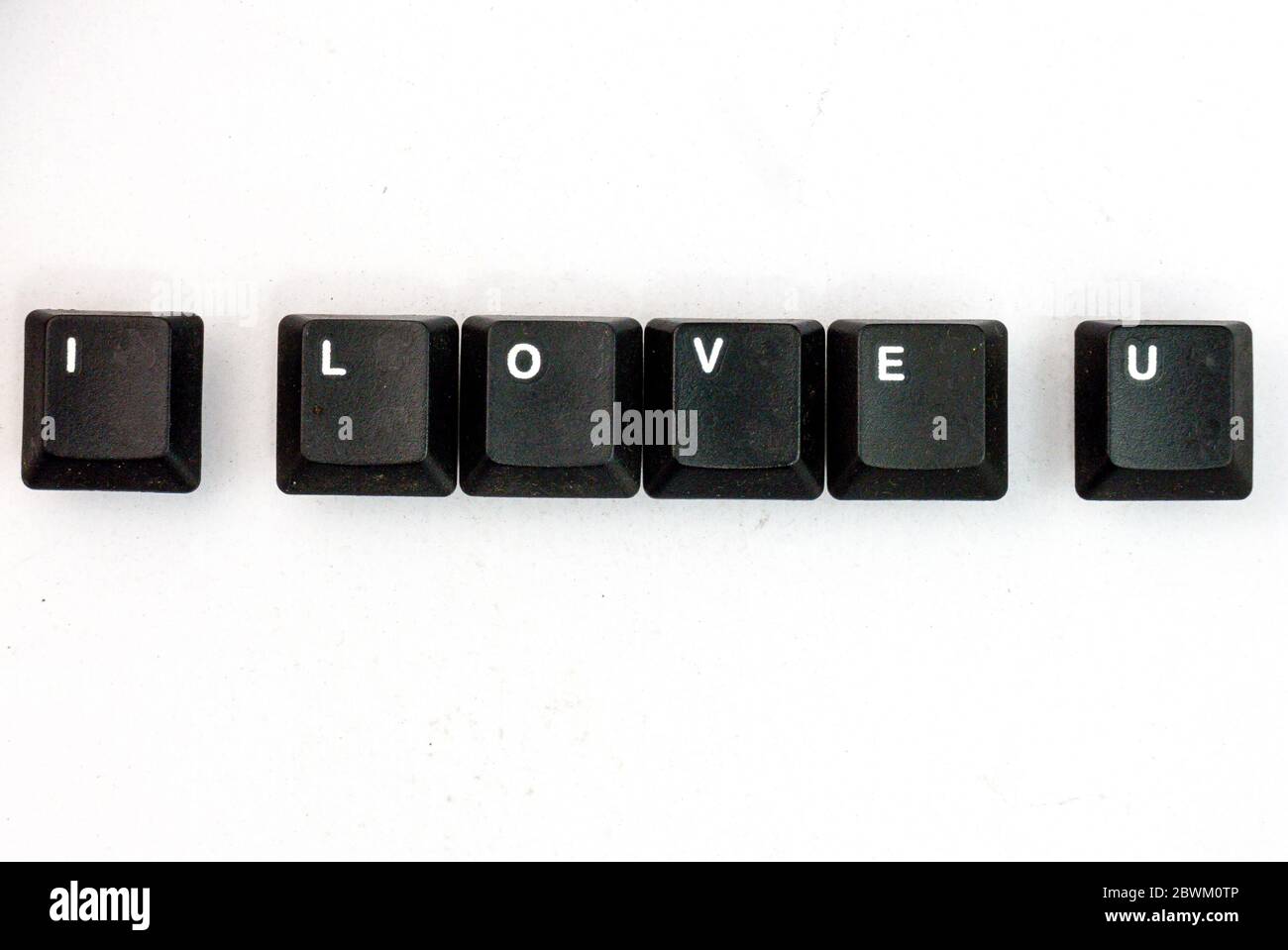 Computer keyboard love text close hi-res stock photography and images ...