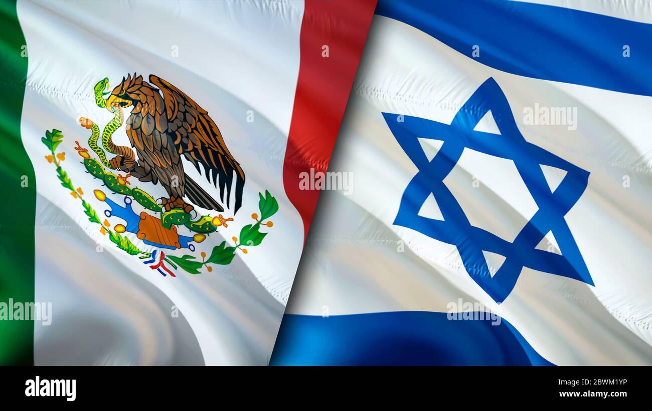 Mexico israel flag hi-res stock photography and images - Alamy