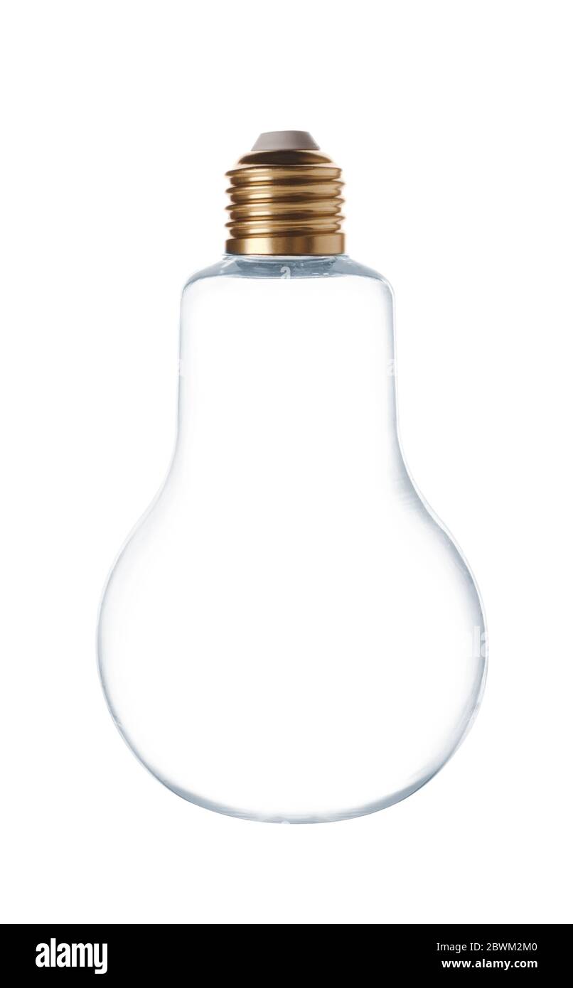 Light bulb isolated on a white background Stock Photo - Alamy