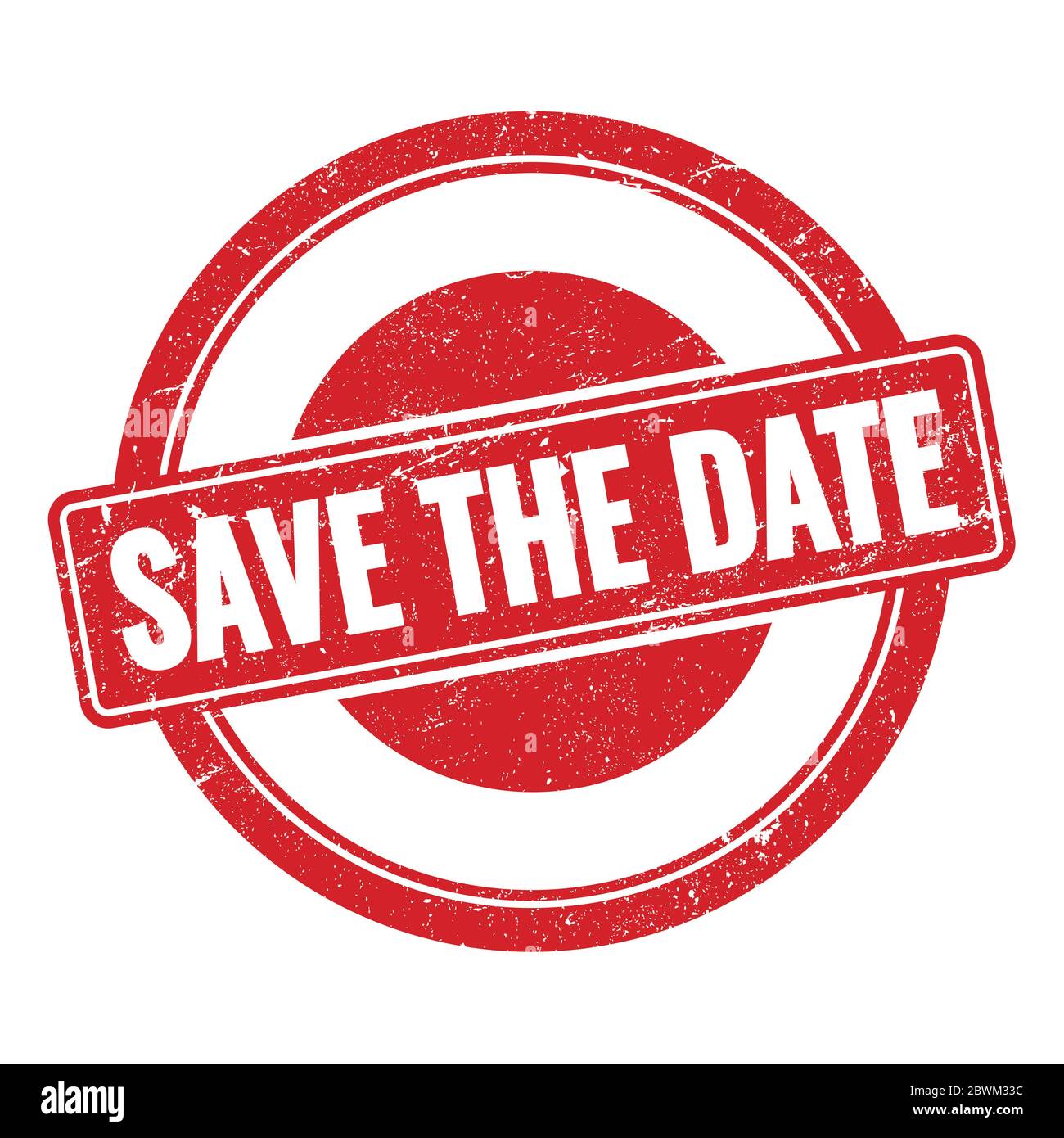 Save date red round hi-res stock photography and images - Alamy