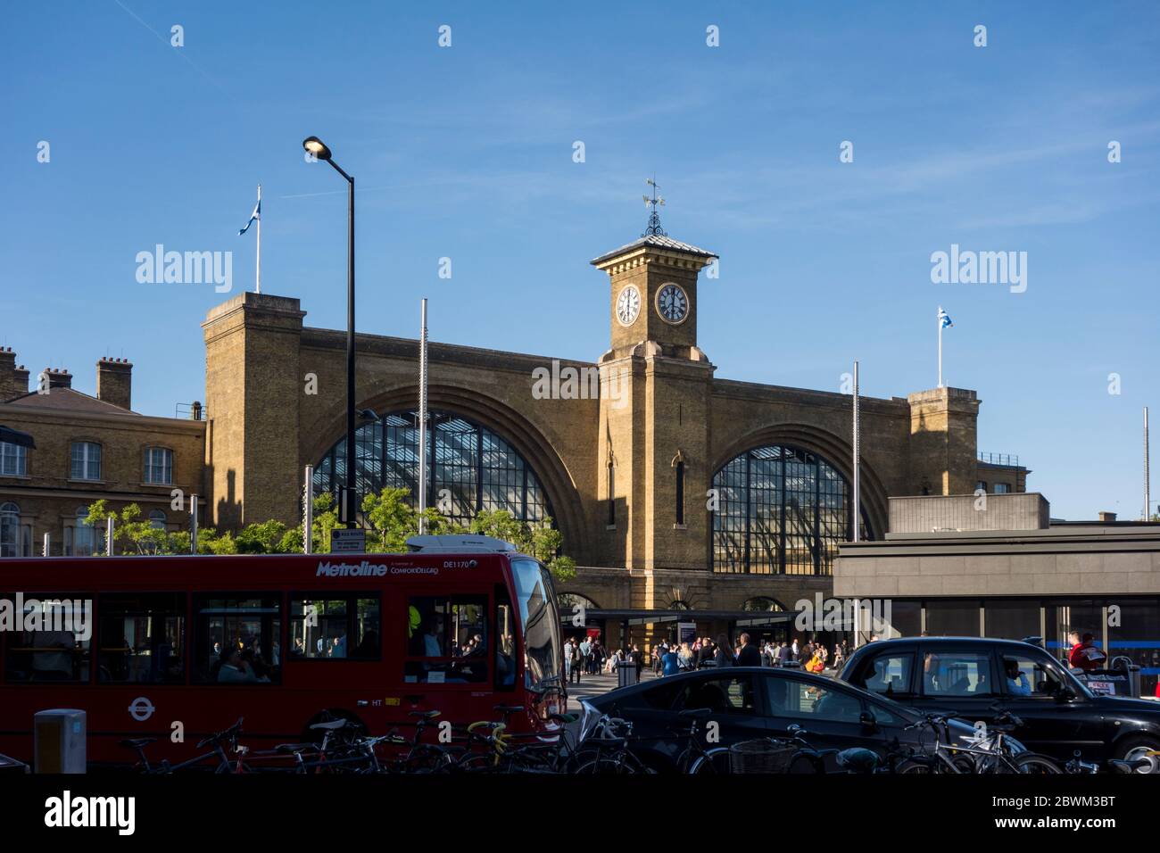 Kings Cross railway station, London, UK - Kings Cross station Stock ...