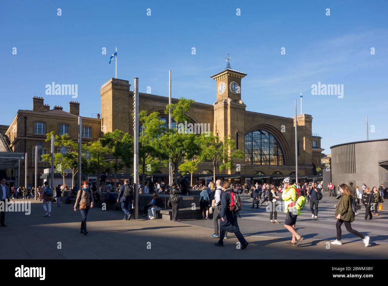 Kings Cross railway station, London, UK - Kings Cross station Stock ...