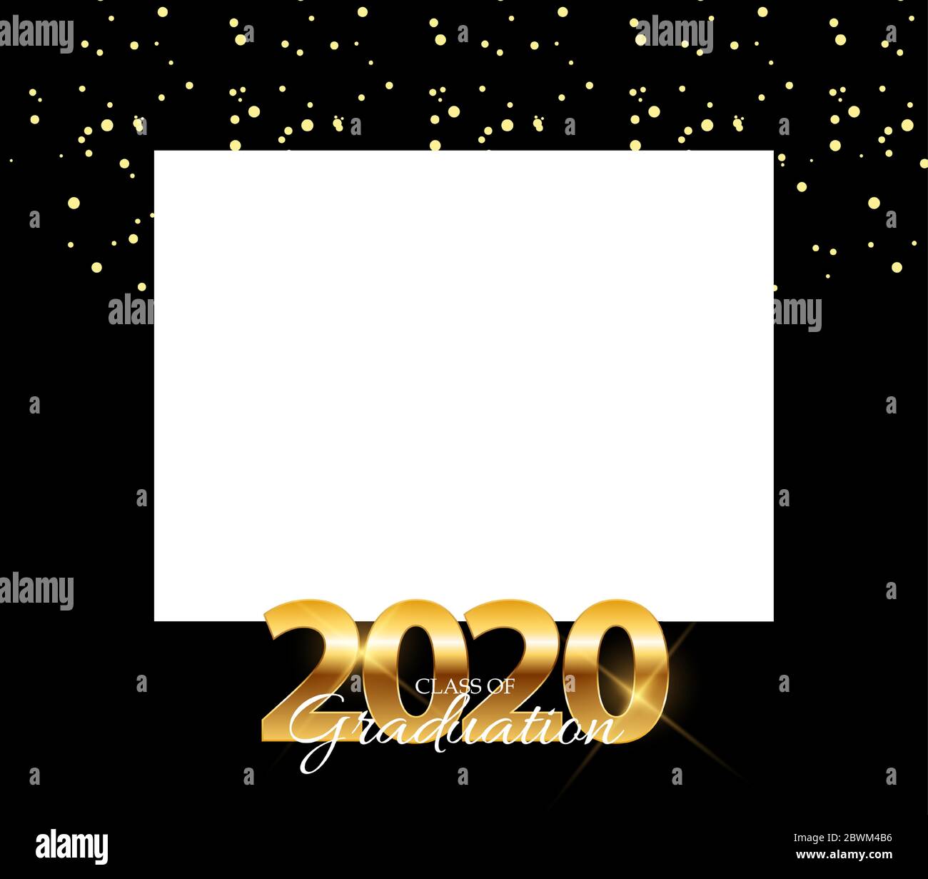 Class of 2020 Graduarion Education Background. Vector Illustration ...
