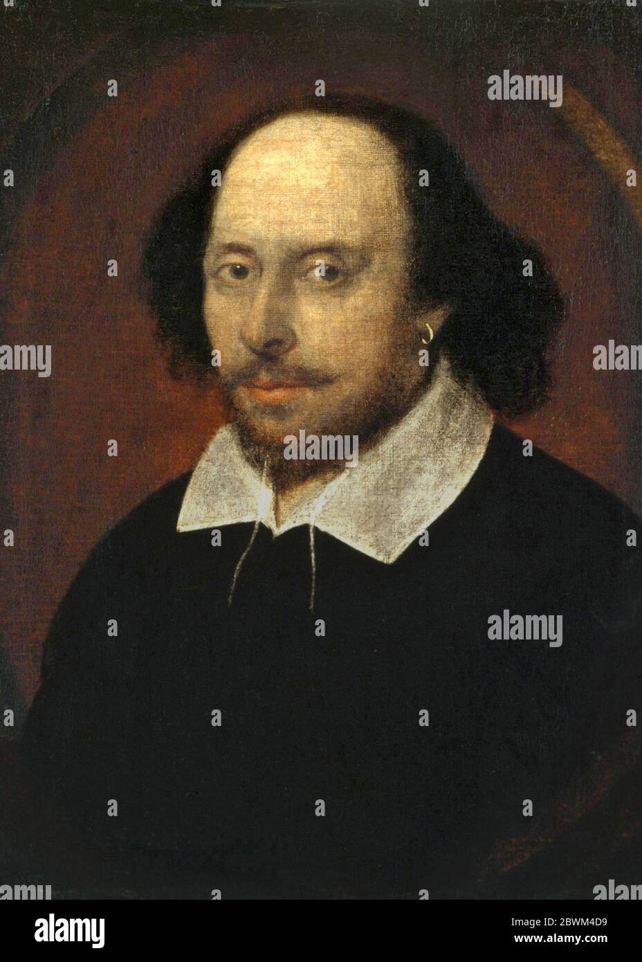 William Shakespeare english poet writer portrait Stock Photo - Alamy