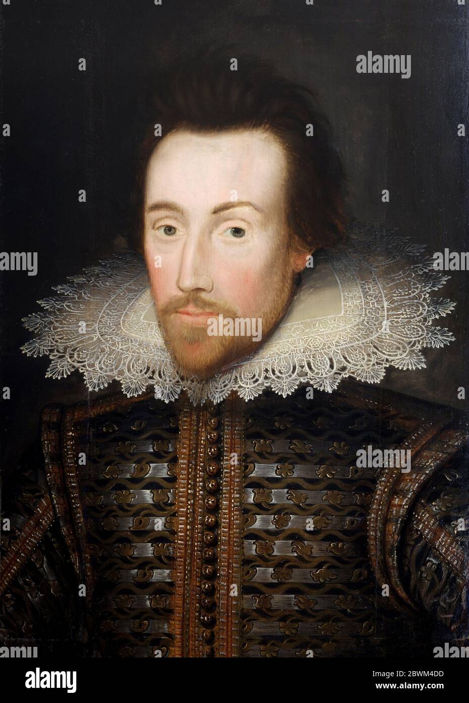 William Shakespeare english poet writer portrait Stock Photo - Alamy