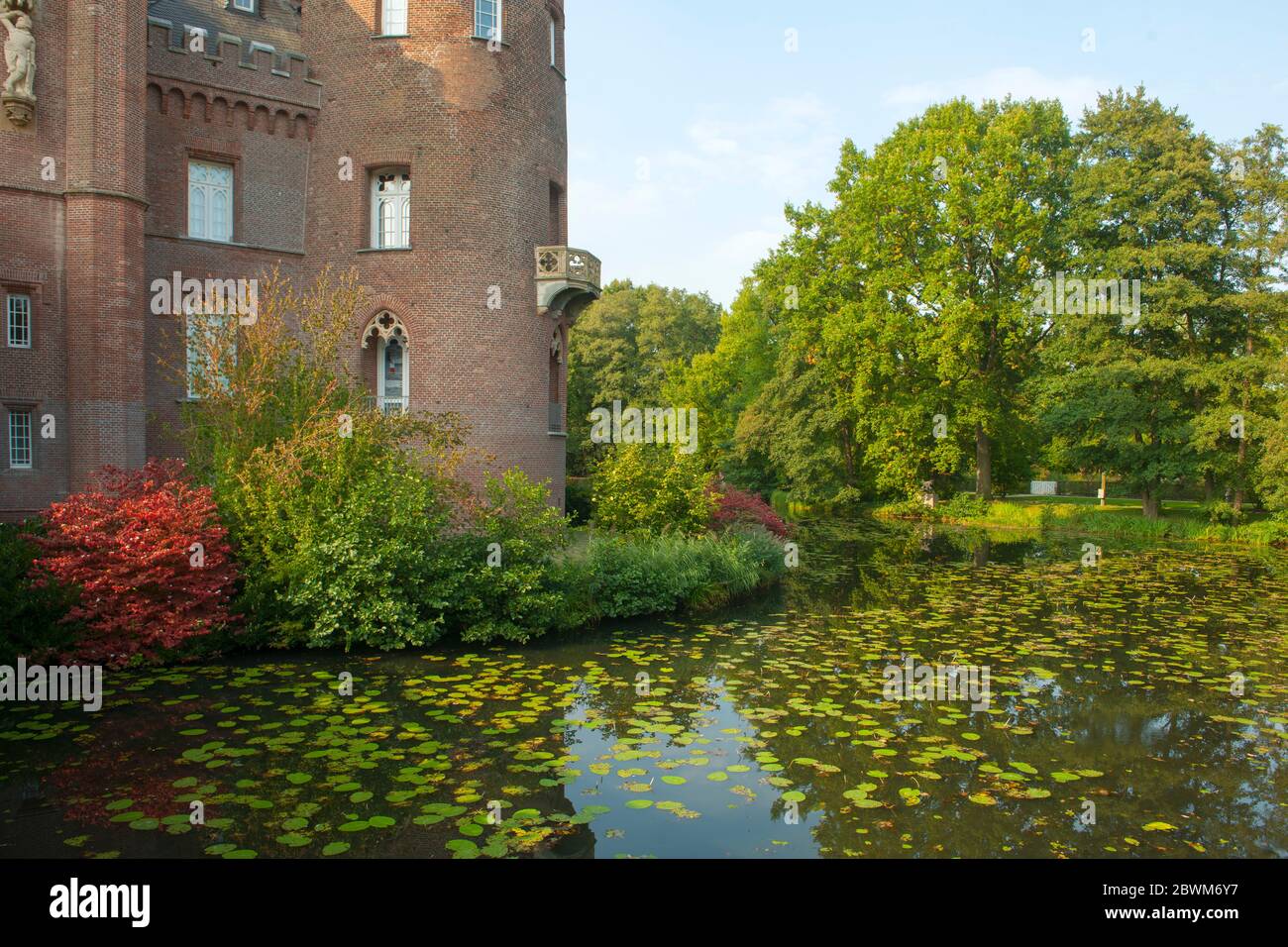 Deutschland, Nordrhein-Westfalen, Kreis Kleve, Bedburg-Hau, Schloss ...