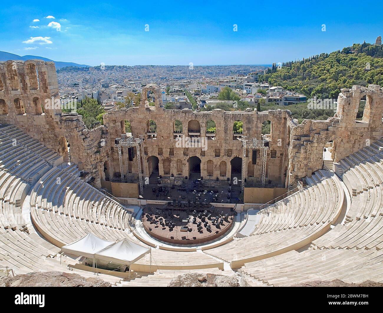 Odeon of athens hi-res stock photography and images - Alamy
